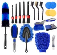 China PP 19Pcs Car Detailing Brush Set With 17