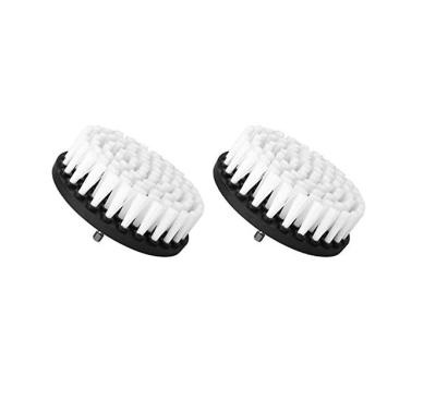 China White Soft Bristle Drill Scrubber Brush Clean Upholstery Auto Carpet Boat Seat for sale