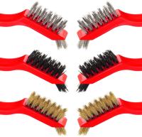 China 6 Pieces Mini Wire Cleaning Brush For Detailing Crimped Scratch for sale
