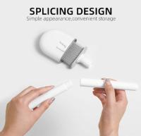 China Removable Handle Toilet Brush And Holder Set TPR For Bathroom Mounted for sale