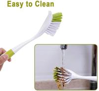 China 3 Pack Kitchen Scrub Brushes Long Handle For Dish for sale