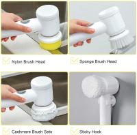 China ABS Electric Spin Scrubber Rechargeable With 3 Brush Heads for sale