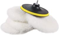 China Wool Buffing Polishing Pads 5 Pcs For Drill Buffer Attachment for sale