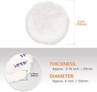 China Wool Buffing Polishing Pads 5 Pcs For Drill Buffer Attachment for sale