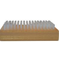 China 3 Piece Ski Wax Brush Kit Rectangular Waxing With Brass Bristle for sale