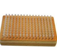 China 3 Piece Ski Wax Brush Kit Rectangular Waxing With Brass Bristle for sale