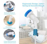 China Electric Spin Scrubber Cordless APS PP For Bathroom Floor for sale