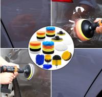 China 27PCS Car Polishing Pad Kit For Car Drill Polishing White Yellow Blue for sale