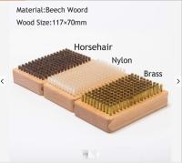 China Ski Wax Brush Kit Set Three 8mm Horsehair 10mm Nylon Brass for sale