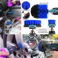 China 15pcs Car Cleaning Brush Set With Detailing Long Rim Microfibre for sale