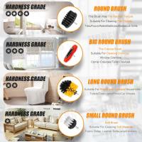 China Hard Bristles Drill Brush Attachment Set 5 Pcs For Cordless Screwdriver for sale