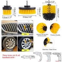 China Electric Microfiber Car Cleaning Brush Set 15 Pieces For Car Care Detail for sale