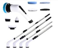 China 7 In Electric Spin Scrubber Handheld Power Drill Brush Set For Cleaning Bathtub for sale