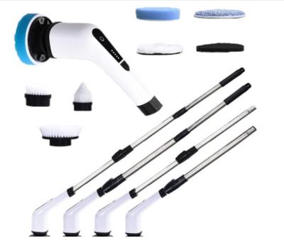 China 7 In Electric Spin Scrubber Handheld Power Drill Brush Set For Cleaning Bathtub for sale