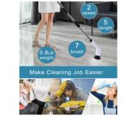 China 7 In Electric Spin Scrubber Handheld Power Drill Brush Set For Cleaning Bathtub for sale