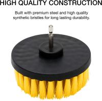 China 9 Piece Cleaning Detailing Power Scrub Brushes With Extended Reach Attachment for sale