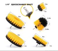 China 5 Pieces Power Scrubber Brush 0.35mm Filament For Drill Carpet for sale