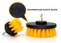 China 5 Pieces Power Scrubber Brush 0.35mm Filament For Drill Carpet for sale