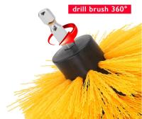 China 5 Pieces Power Scrubber Brush 0.35mm Filament For Drill Carpet for sale
