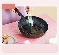 China Stainless Steel Handle Scrubber Brush With 3 Replacement Head for sale