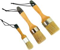 China Furniture And DIY Projects Wax Paint Brush With Natural Bristles for sale