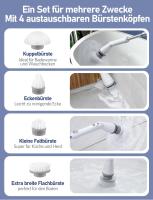 China Bathroom Floor Electric Spin Scrubber Rechargeable Extendable for sale