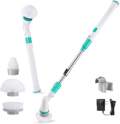 China Eletalker Electric Spin Scrubber Cordless With 3 Brush Heads Quick Charge for sale