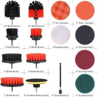 China 21 Piece Drill Cleaning Brush Attachment Set For Joints , Tiles , Sinks , Floors for sale