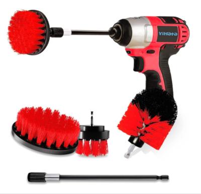 China 4 Pack Drill Scrubber Brush Multi Purpose Power Scrubber Cleaning Brush for sale