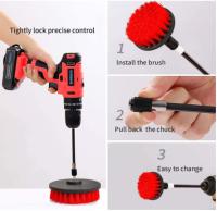 China 4 Pack Drill Scrubber Brush Multi Purpose Power Scrubber Cleaning Brush for sale