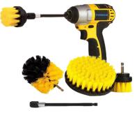 China 4 Pack Drill Brush Attachments Set , Multi Purpose Power Scrubber Cleaning Brush for sale