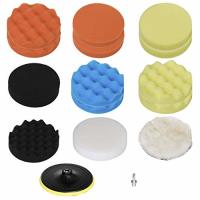 China M10 Drill Adapter Polishing Buffing Pad Auto Car Drill Polisher Buffer Sponge Pads Set for sale
