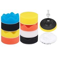 China M10 Drill Adapter Polishing Buffing Pad Auto Car Drill Polisher Buffer Sponge Pads Set for sale
