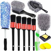 China Microfibre Car Detailing Brush Set 13pcs For Interior Exterior for sale