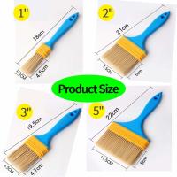 China 20 Pieces Professional Painting Brushes Plastic Polyester Bristle for sale