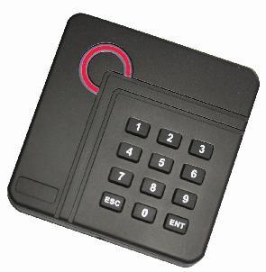 China Waterproof Keyboard Smart Card Reader 125 kHz or 13.56 MHz with PIN Entry - 5-10cm Range, IP66 Rated for sale