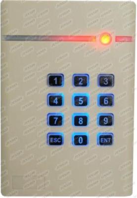 China Standalone RFID Access Control System 13.56MHz IC Card Door Sensor 5000 Users 12V DC for sale
