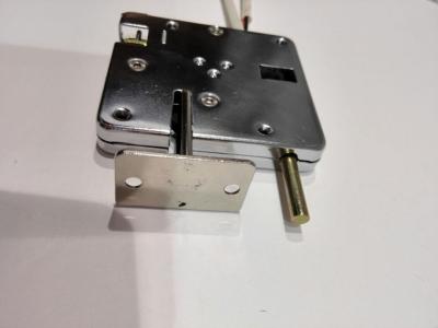 China Mini Iron Sensor Electronic Drawer Lock 69.5×64.5×12mm DC 12V 1.5 Million Cycle Mortise Lock for sale