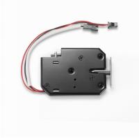 China Steel Smart Cabinet Lock DC 12V Electric Solenoid Bolt with Sense Switch 69.5×64.5×12mm for sale