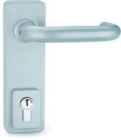 China Zinc Alloy Fire Door Panic Push Bar Exit Device 175mm x 55mm with Integrated Handle for Double Door Systems for sale
