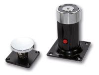 China JS-H32 110 lbs Wall Mount Electromagnetic Door Holder with 12V/24V DC and Fire Safety Release for sale