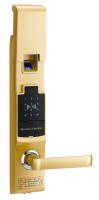 China Intelligent Fingerprint Door Lock Waterproof Zinc Alloy 6V DC 100 Users for sale