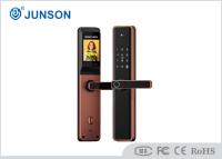China WiFi Tuya Smart Fingerprint Door Lock with 161° Peephole Camera 100 User Capacity for sale