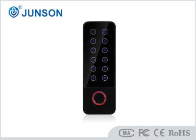China Waterproof Touch Screen Access Control with Fingerprint & RFID - 12V DC, IP66 Rated, 130x46x16mm for sale