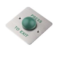 China Dome Emergency Exit Push Button Stainess Less With Green Slikprinting for sale