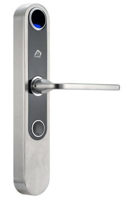 China European Style Biometric Fingerprint Door Lock - 100 User Capacity, 304 Stainless Steel, 6V DC Battery for sale