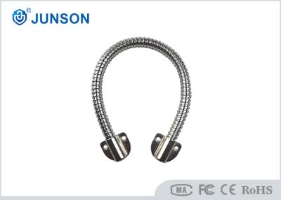 China Zinc Alloy Head 304 Stainless Steel Armored Cable Door Loop 400mm Length 10mm Inside Diameter for sale