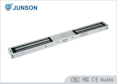 China JS-280D 280kg Double Door Magnetic Lock with LED Indicator - 12V/24V DC Fail-Safe Access Control for sale