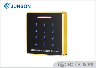 China Outdoor Touch Screen RFID Access Control System 3000 Users Rainproof Zinc Alloy for sale