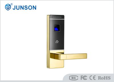 China Stainless Steel Smart Keyless Door Lock Fingerprint Password 100 Users 6V DC for sale